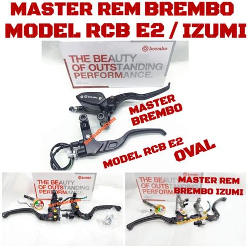 Jual MASTER REM BREMBO MODEL RCB E2 OVAL IZUMI SET UNIVERSAL AEROX ...