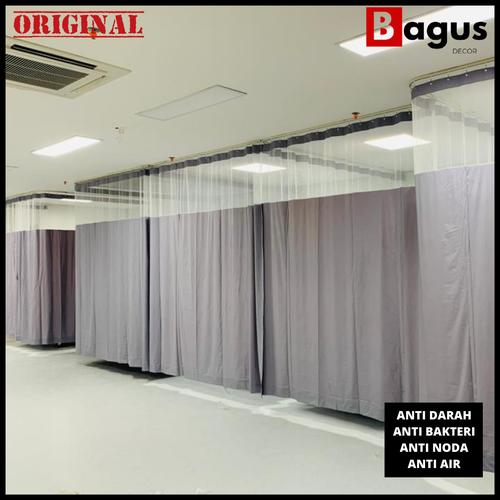 Jual Gorden rumah sakit full pvc cocok untuk ruangan steril - hijau muda, L2.5m T2.1m - Kota ...