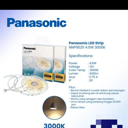Jual PANASONIC led strip 12v 5m 5 meter led drop ceiling plafon hias ...