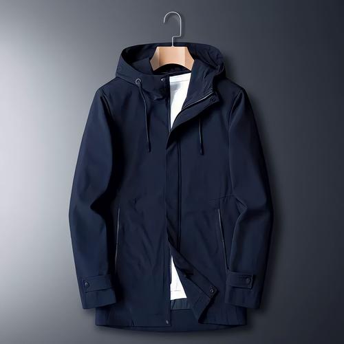 Jual Jaket kasual long coat/jaket pria /jaket wanita - Hitam, S - Kab ...