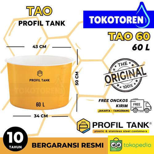 Jual BAK AIR PROFIL TANK TAO 60 LITER GARANSI RESMI - Kab. Tangerang ...