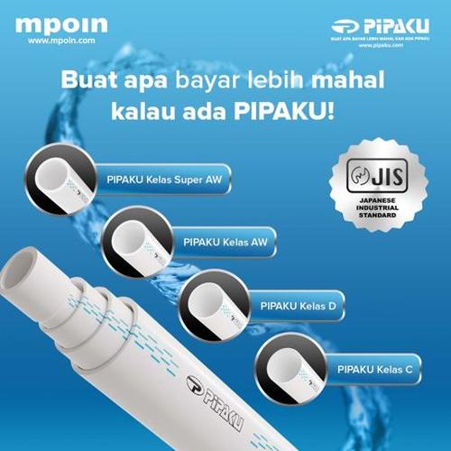Jual PIPA POTONGAN PVC TIPE D MERK PIPAKU 4" - 1 METER - Kab. Gresik ...