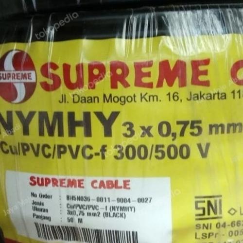 Jual Kabel Supreme NYYHY 3 x 0.75 mm Potongan / Per Meter - Jakarta ...