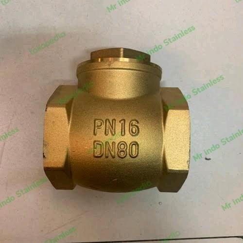 Jual Swing check Valve 4"Inch kuningan PN16 /Klem tabok - Jakarta Barat ...