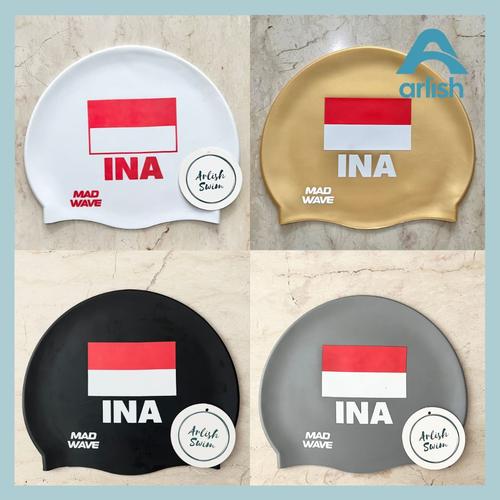 Jual Topi Renang INDONESIA Merk Mad Wave/ Swimming Cap Madwave - Warna ...