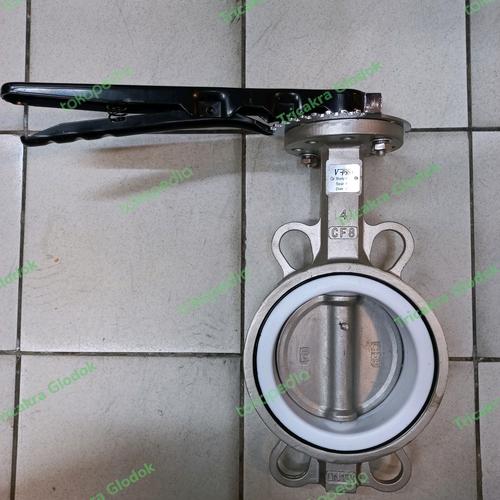 Jual butterfly valve stainless steel 4"/butterfly valve full ss304 ...