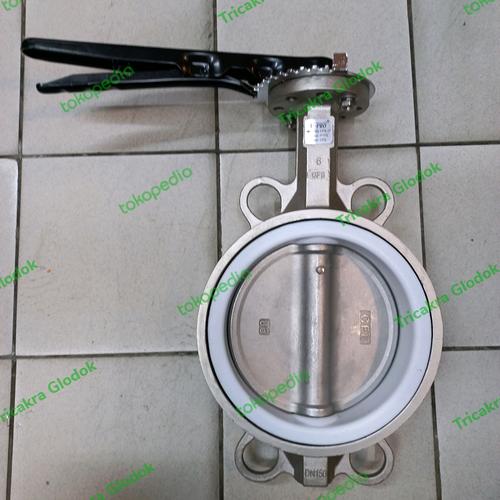 Jual butterfly valve stainless steel 6"/butterfly valve full ss304 ...