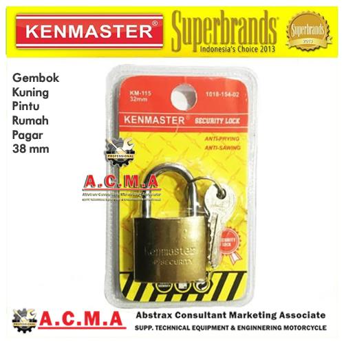 Jual Gembok Kuning Pintu Rumah Pagar 38 mm KENMASTER - Kota Bandung ...