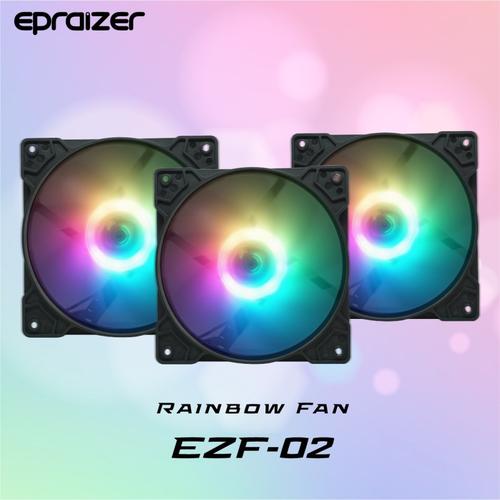 Jual Fan Set Casing PC Rainbow RGB Epraizer EZF-02 Change Able LED RGB ...