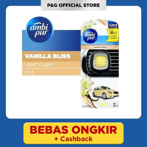 Jual Ambi Pur Pengharum Mobil Vanilla Bliss Clips 2 ml - Jakarta Timur ...