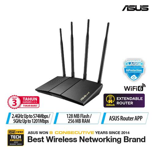 Promo ASUS RT-AX1800HP AX1800 Dual Band WiFi 6 Wireless Router with ...