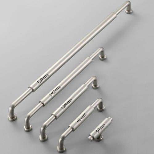 Jual Industrial handle silver nickel perak gagang tarikan modern ...