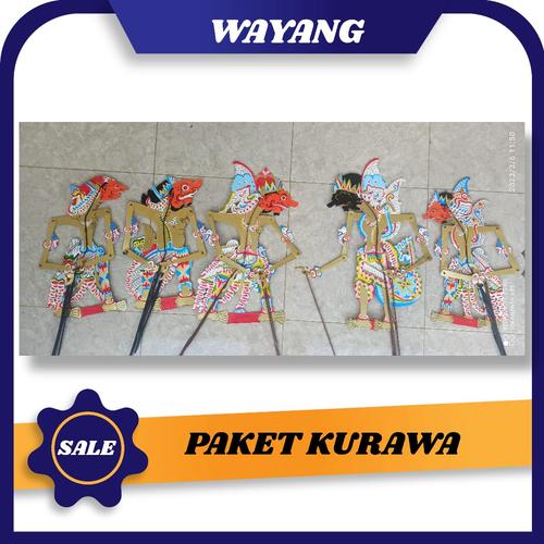 Jual PAKET KURAWA ISI 5 WAYANG TOKOH KURAWA WAYANG KULIT BAHAN DUPLEK ...