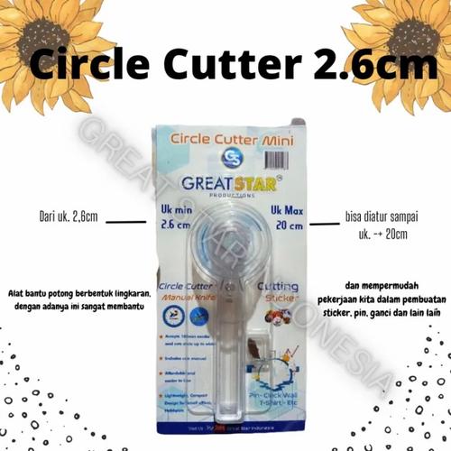 Jual ADJUSTABLE MINI CIRCLE CUTTER PEMOTONG LUBANG BULATAN KERTAS ...