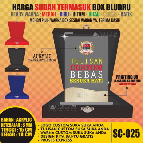 Jual PLAKAT, PLAKAT AKRILIK, PLAKAT ACRYLIC, VANDEL UK. 15x10 + BOX SC ...