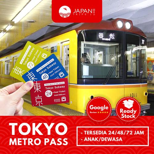 Jual Tokyo Metro Pass | Tokyo Subway 24/48/72 Jam - Jakarta Utara ...