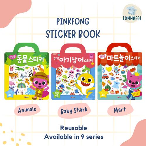 Jual Pinkfong Sticker Book (Animals, Baby Shark, Mart) - Mart - Kab ...