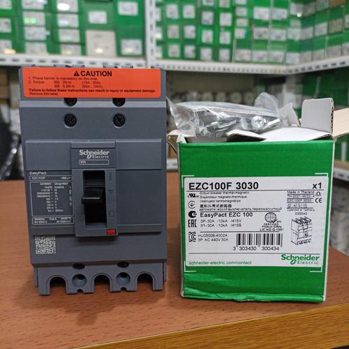 Jual MCCB / NFB Schneider 3P 30A 10kA EZC100F3030 Original - Kota ...