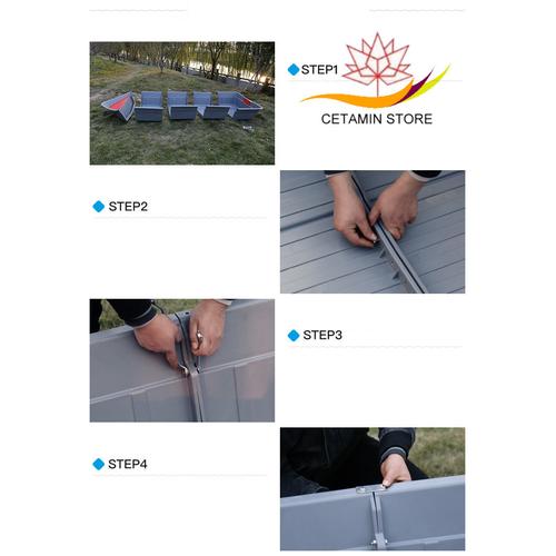 Jual Perahu rakit / perahu plastik / perahu bongkar pasang / FOLDING ...