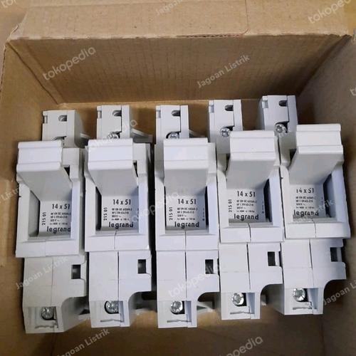 Jual FUSE Holder Legrand 14x51 / Rumah Fuse / Fuse Base 14x51 25A 40A ...