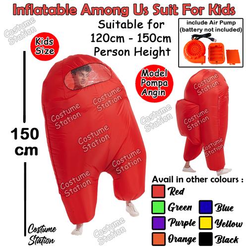 Jual Kostum Among Us / Costume Space Game Luar Angkasa Mainan anak ...