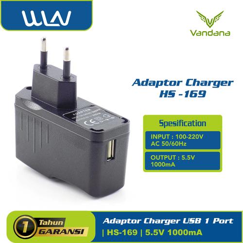 Jual AC Adapter Adaptor Charger USB 1 Port HT WLN - Adaptor Only ...