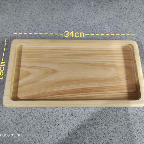 Jual Baki Kayu / Nampan Kayu / Tray Kayu Pinus Mini Serbaguna 32 x 10 x ...