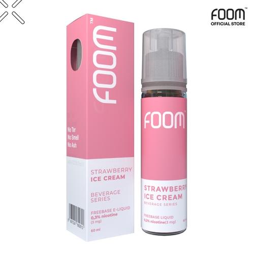 Jual liquid foom 60ml vapestore strawberry rasa ice cream vapoor creamy ...