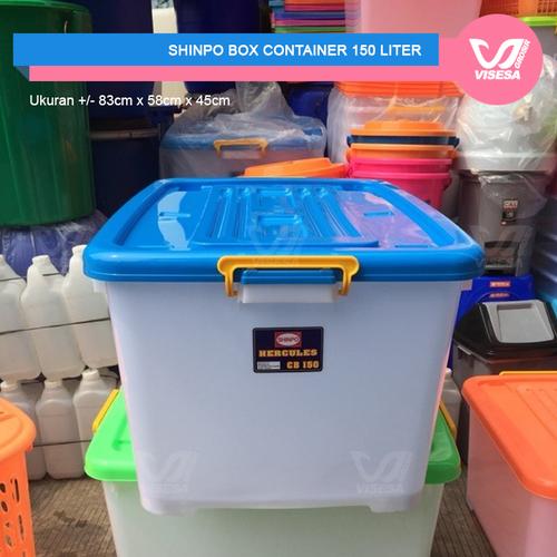 Jual Shinpo cb 150 liter box container kotak penyimpanan serbaguna ...