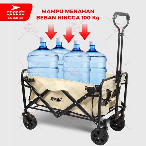 Jual Trolley Keranjang Camping / Gerobak Lipat Trolli Barang Box ...