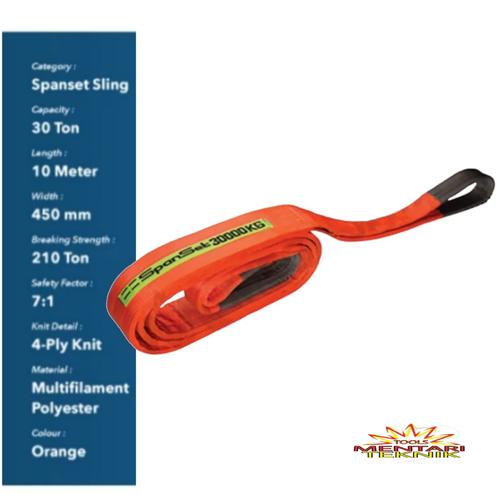 Jual Tali Angkat Barang 30 Ton x 10 Meter / Webbing Sling Belt Spanset ...