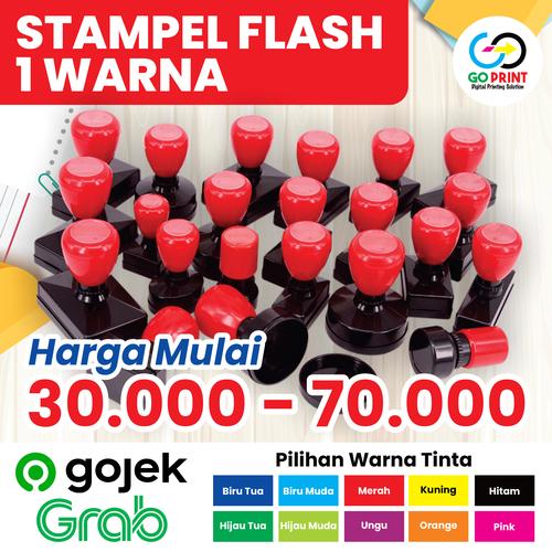 Jual STEMPEL WARNA FLASH | STEMPEL UKURAN STANDARD TERMURAH | 1 WARNA ...