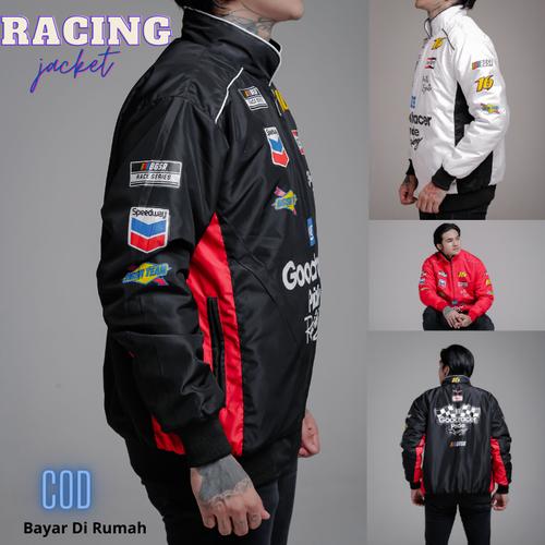 Jual JAKET PRIA GODRACER RACING JACKET BOMBER BALAP MOBIL MOTOR TERBARU ...