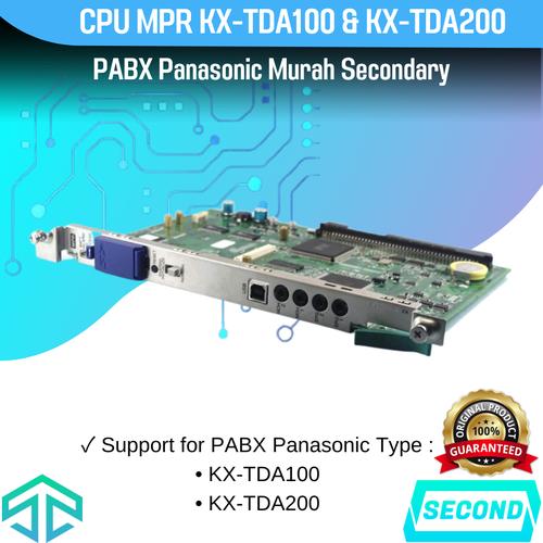 Jual CPU MPR KX-TDA100 & KX-TDA200 PABX Panasonic Murah Secondary ...