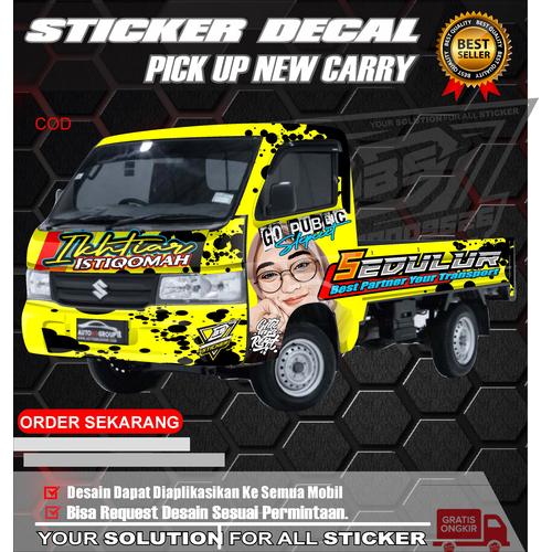 Jual STICKER DECAL PICKUP FULLBODY/DEKAL STIKER PICKUP NEW CARRY ...