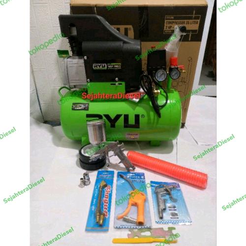 Jual RYU TEKIRO Kompresor 2HP 35Liter&Pentil&Airduster|Selang&AirBlowgun - Kab. Bekasi ...