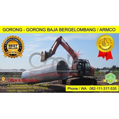 Jual Gorong gorong baja Armco Nestable Flange Multi Plate - Jambi - Kota Bekasi - Pradana's ...