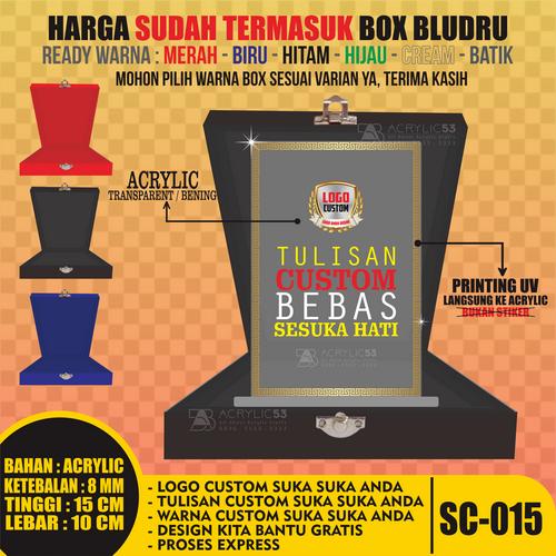 Jual PLAKAT, PLAKAT AKRILIK, PLAKAT ACRYLIC, VANDEL UK. 15x10 + BOX SC ...