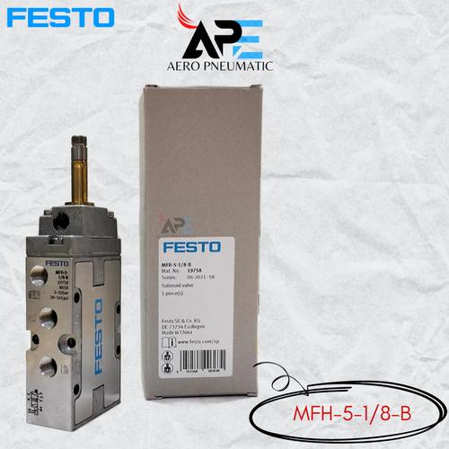 Jual SOLENOID VALVE FESTO MFH-5-1/8-B WITH COIL FESTO - COIL SAJA AC220 - Jakarta Barat - Aero ...
