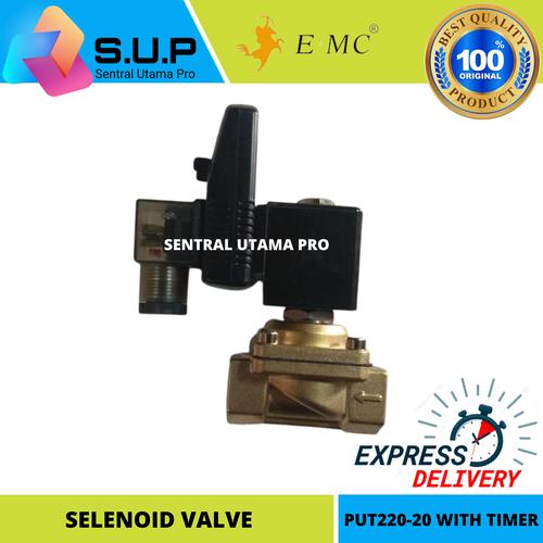 Jual Selenoid valve 2 way PUT220-20 With Timer EMC - AC220 - Jakarta ...