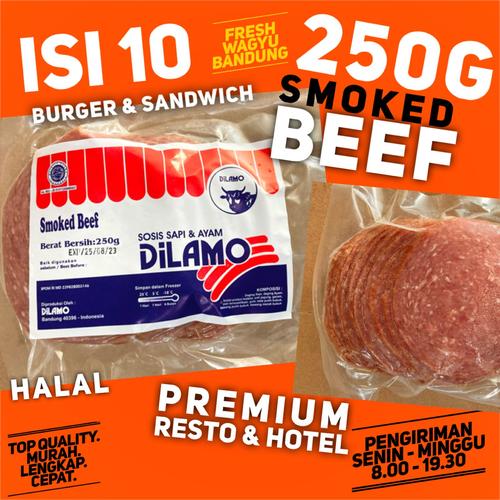 Jual DILAMO SMOKED BEEF DAGING ASAP SAPI SOSIS HALAL PREMIUM 250g ...