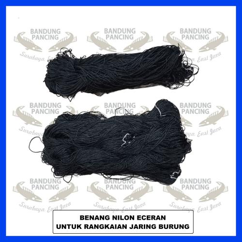 Jual Benang Nilon hitam eceran buat rangkaian jaring burung - benang ...