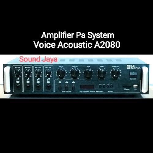Jual Ampli Mixer Voice Acoustic A2080 Amplifier Mixing Pa System ...
