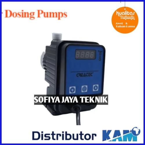 Jual Dosing Pump 6 LPH Pompa Dosing Createc E0506 Dosing Pump 5 bar 6L ...