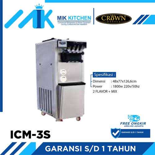 Jual CROWN Ice Cream Machine ICM-3S / ICM 3S / ICM3S MESIN SOFT ICE ...