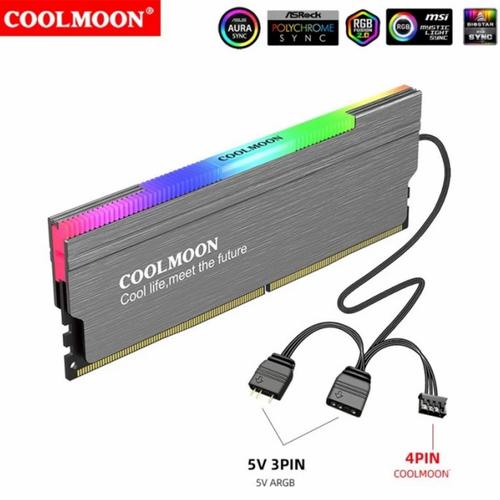 Jual Cover ram rgb pc bisa untuk semua tipe ddr1 ddr2 ddr3 ddr4 ddr5 ...