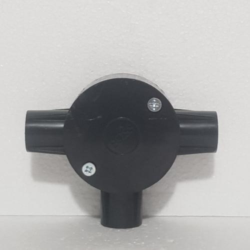 Jual T Dus / T Duss / T Doss Clipsal 25mm Hitam / 25mm Black Cabang 3 ...