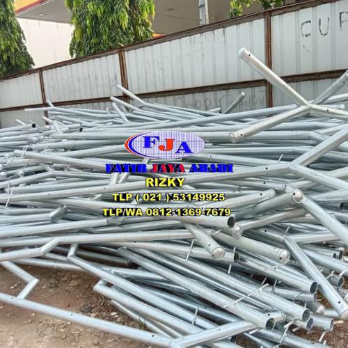 Jual tiang pagar BRC TINGGI 200 X DIAMETER 2 inchi Hot Dip Galvanis ...