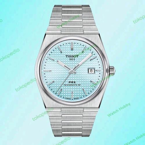 Jual TISSOT PRX POWERMATIC 80 (Light Blue) - Limited Stock Availability ...