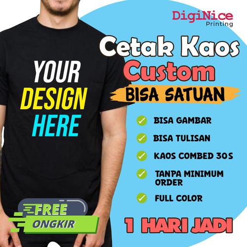 Jual Kaos Custom Sablon Satuan Full Colour - Design Suka-suka - Sablon ...